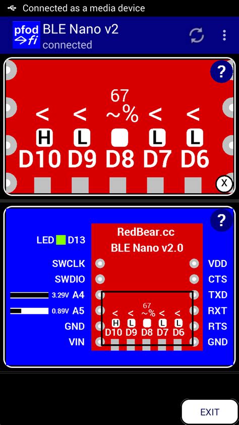 Bluetooth Low Energy BLE Made Simple With PfodApp Custom BLE Controls With No Android Coding