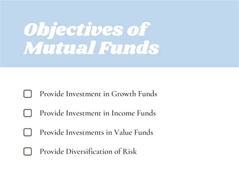 4 Important Objectives Of Mutual Funds That Every Investor Should Know