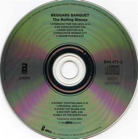 The Rolling Stones Beggars Banquet Cd Cd Covers Cover Century