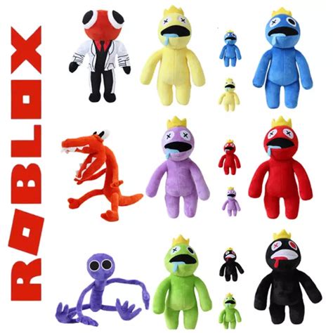 ROBLOX RAINBOW FRIENDS Blue Plush Toy Purple Stuffed Doll Kid Gift Birthday Xmas EUR