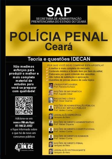 Caderno De Questões Concurso Depen Pr 2024 Policial Penal Do