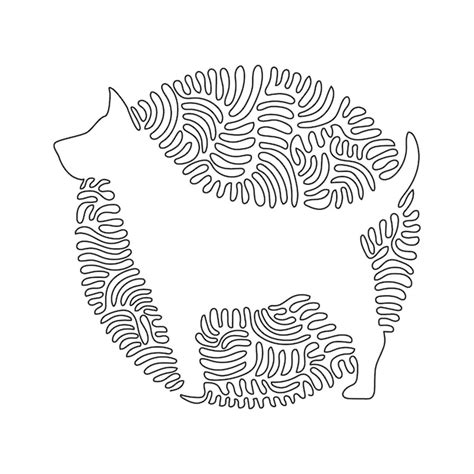 Premium Vector Continuous Curve One Line Drawing Abstract Of Adorable