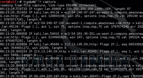 Tcpdump Apanhe Tudo O Que Passa Na Rede