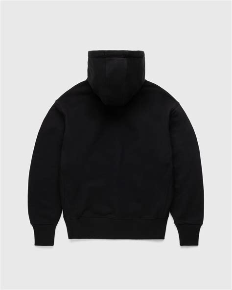 Puma X Ami Chenille Logo Hoodie Black Highsnobiety Shop