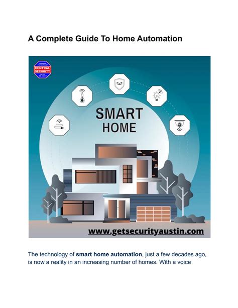Ppt A Complete Guide To Home Automation Powerpoint Presentation Free