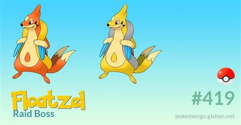 Floatzel Raid Boss Pokemon Go