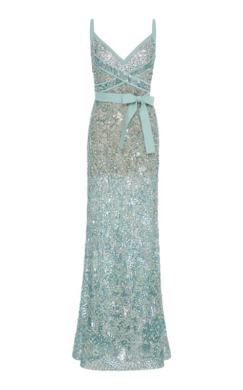 Bead Embroidered Gown By Elie Saab For Preorder On Moda Operandi