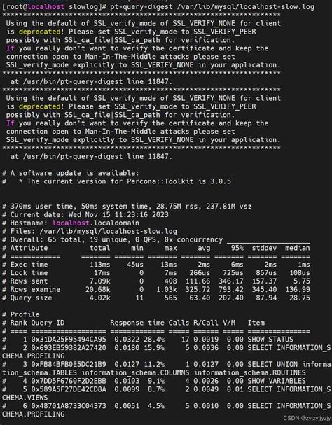 Mysql慢查询日志分析工具使用pt Query Digestmysql脚本之家