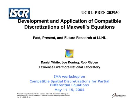 Pdf Development And Application Of Compatible Discretizations Of