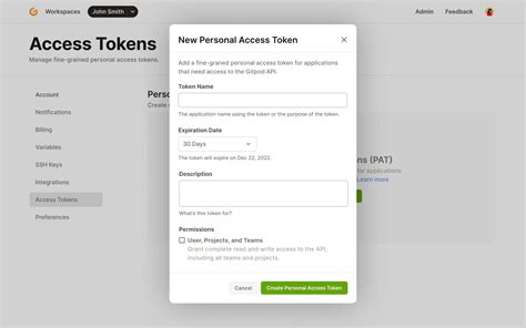 Epic Personal Access Tokens · Issue 14280 · Gitpod Iogitpod · Github
