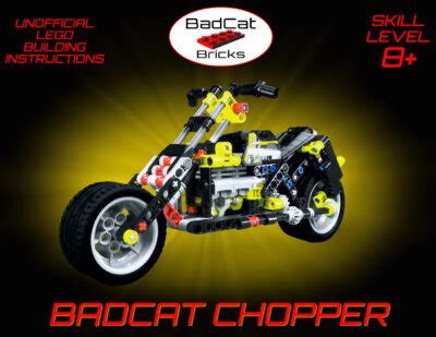 Technic LEGO Chopper Instructions BadCatBricks