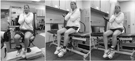 Testing Setup For The Left Isokinetic Dynamometer Middle