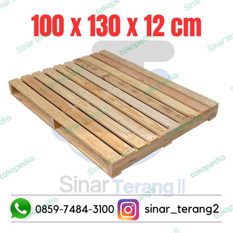 Jual Palet Kayu Baru 100x130x12 Cm Pallet Kayu Baru Tatakan Barang
