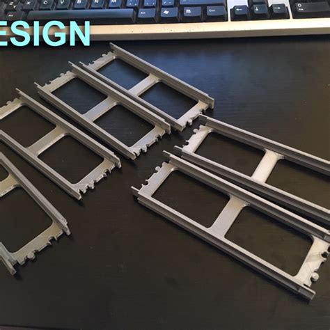 3d Printable Lego Rails Straight By Miroslav Vybíral