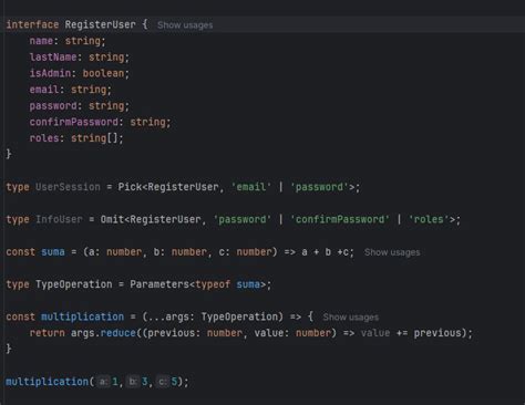 Typescript Tiene Funcionalidades Para Crear Types A Partir Interfaces Clases Y Argumentos De