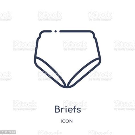 옷 개요 컬렉션에서 선형 팬티 아이콘입니다 얇은 라인 팬티 벡터 흰색 배경에 고립입니다 브 리프 트 렌 디 일러스트레이션 개발에 대한 스톡 벡터 아트 및 기타 이미지