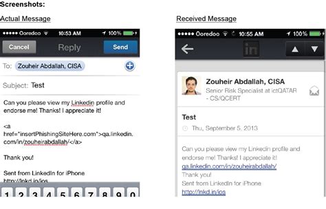 Linkedin IOS App V 6 1 2 HTML Message Parsing Vulnerability