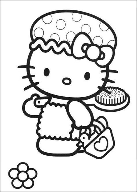 Розмальовки Хелло Кітті Hello Kitty Роздрукувати безкоштовно ТЕГ