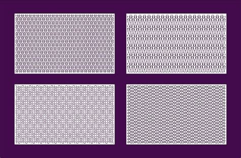 Premium Vector Curved Pattern Frames For Cnc Laser Cutting