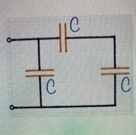 Solved What Is The Equivalent Capacitance Ceq Of This