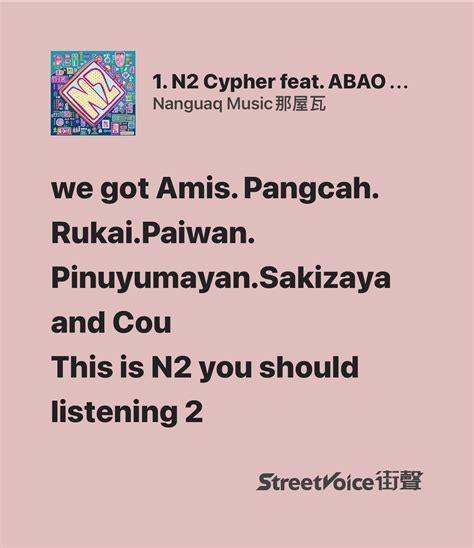 N This Is N You Should Listen
