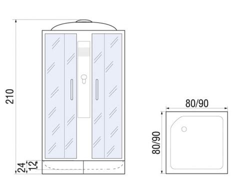 Душевая кабина river quadro 90/24 mt купить в интернет-магазине LDek.ru ...