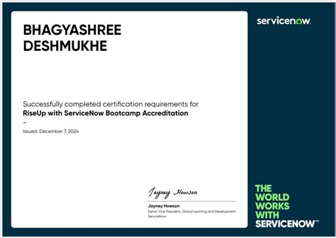 Bhagyashree Deshmukhe On Linkedin Servicenow Riseupwithservicenow Certification