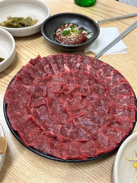 연산동 로컬 맛집 뭉티기 녹는다 민정한우 찐 맛집 내돈내산 후기 네이버 블로그