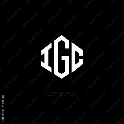 Igc Letter Logo Design With Polygon Shape Igc Polygon Logo Monogram