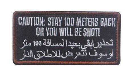 Crusader Infidel Patches Isaf Arabic Army Christian Tactical Bacon Pork