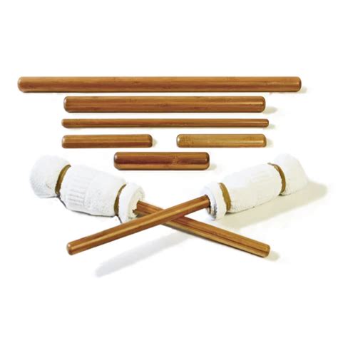 Vulsini Warm Bamboo Stick Massage Set 8 Pieces Massage Warehouse