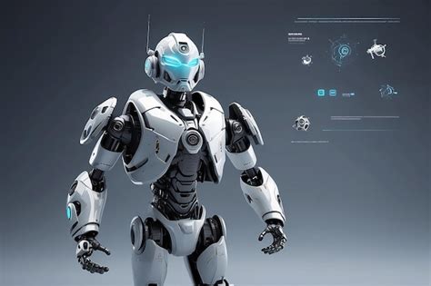 Robot 3d Rendering Stock Illustration Premium Ai Generated Image