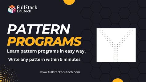 Y Patterns Pattern Programs Fullstack Edutech Javapattern