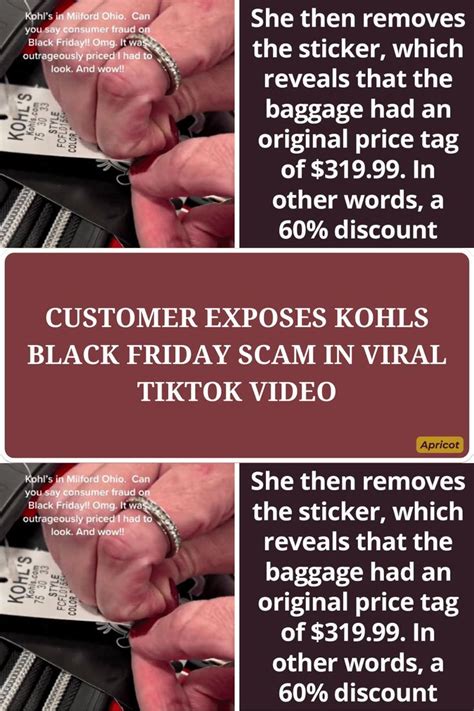 Customer Exposes Kohls Black Friday Scam In Viral Tiktok Video Artofit