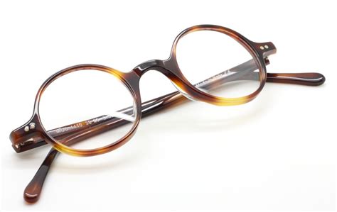 True Round Acetate Eyewear By Beuren In Tortoiseshell Finish 36 42mm