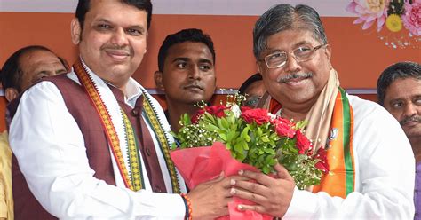 Maha Bjp Chief Faces Combined Attack