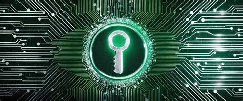 Quantum Encryption Key Representing Data Privacy In A Digital Circuit Design Premium Ai