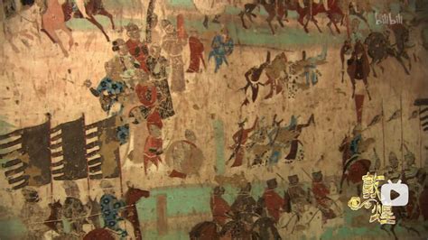 敦煌莫高窟156窟 晚唐《张议潮统军出行图》 知乎