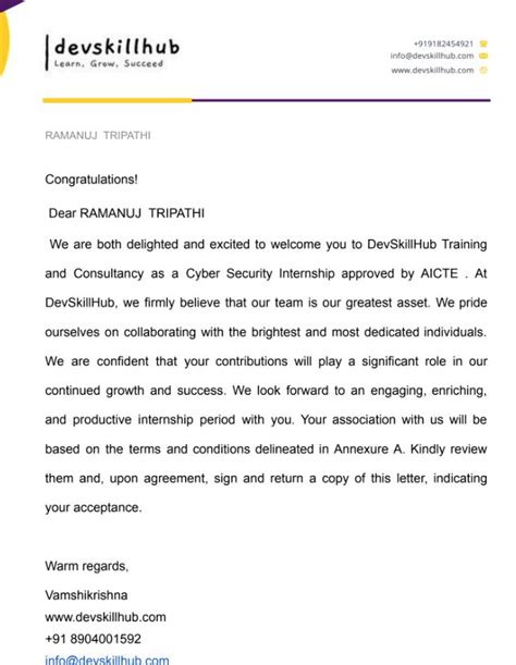 Ramanuj Tripathi On Linkedin Cybersecurity Internship Aicte