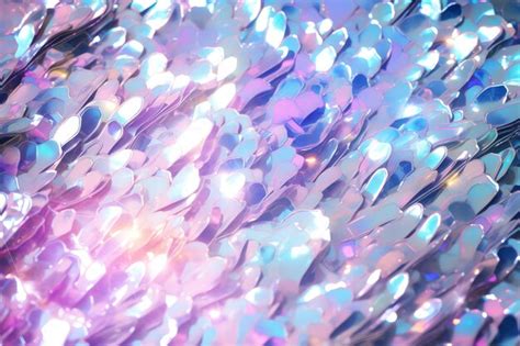 Premium Ai Image Opalescent Beauty Glitter Texture