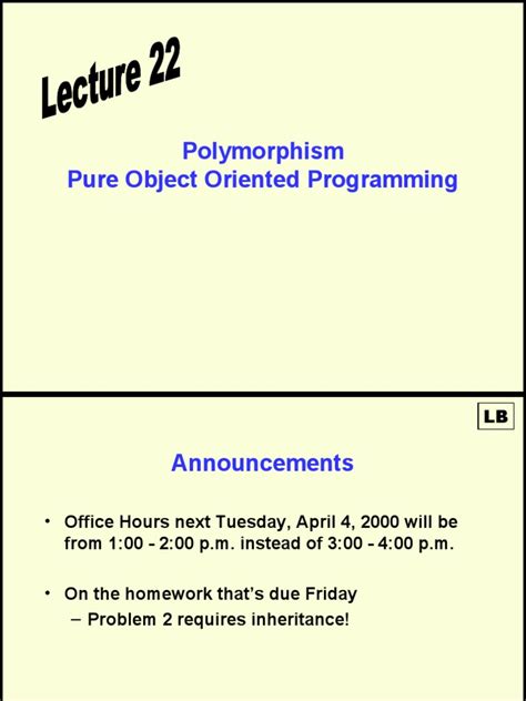 Cs 1311 Lecture 22 Wdl Download Free Pdf Class Computer