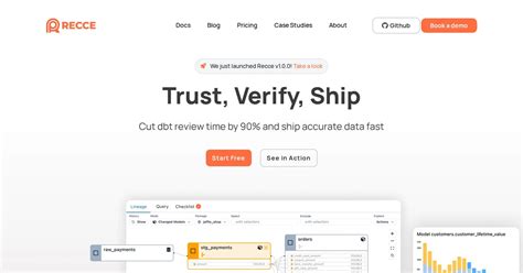 Recce Validate Data Before Merging