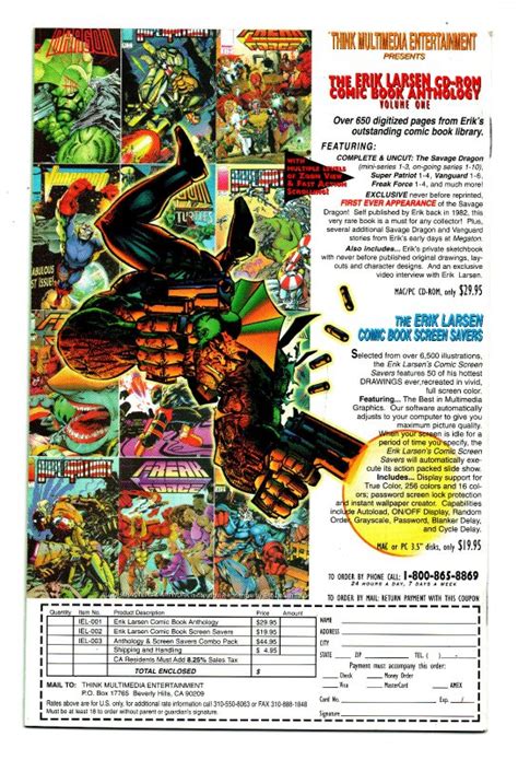 Savage Dragon 22 Teenage Mutant Ninja Turtles Tmnt 1995 Nm