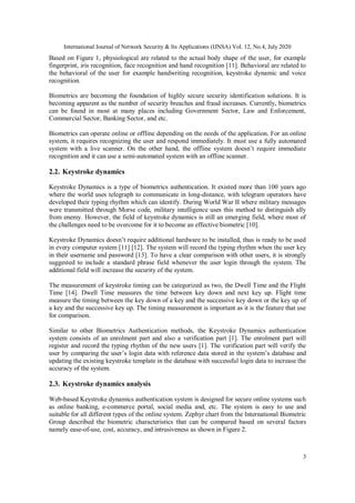 ENHANCED AUTHENTICATION FOR WEB BASED SECURITY USING KEYSTROKE DYNAMICS