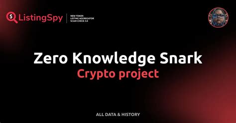 Zero Knowledge Snark Crypto Project Gwart Token Listings Events