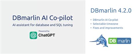 DBmarlin 4 2 0 Adds AI Co Pilot DBmarlin Blog