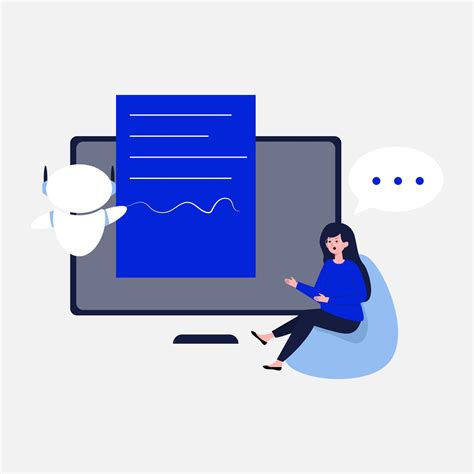 Artificial Intelligence And Human Speech To Text Vector Art At Vecteezy