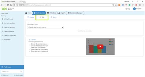 How To View Virtual Datasource List Helical Insight