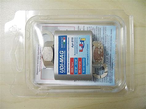 Магнитный преобразователь UDI-MAG, арт.010, проточный, 20000 Гс, 1/2"-1 ...