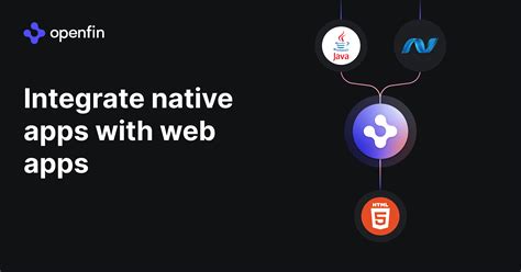 openfin adapters integrate native apps with web apps